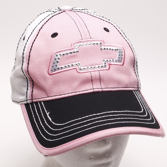 Chevy | Accessories | Chevy Rhinestone Embroidered Logo Distressed Hl ...